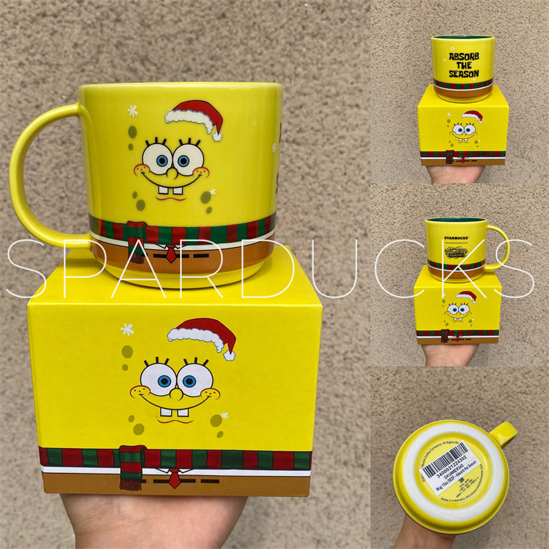 10oz Indonesia SpongeBob Co-Branded Yellow Mug – SPARDUCKS