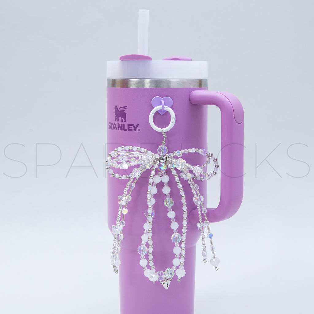 Tumbler Charm - Translucent Bow – SPARDUCKS